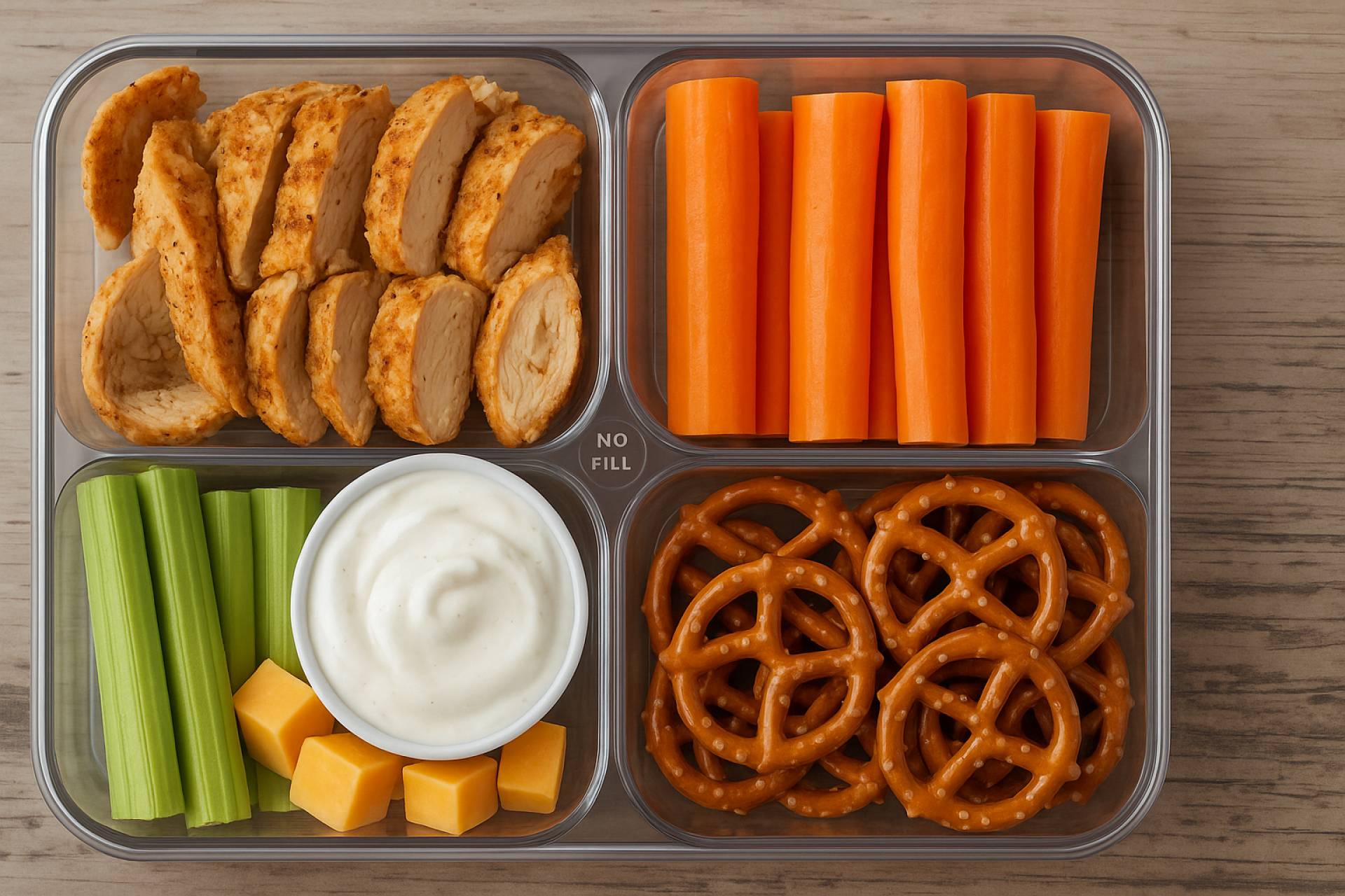 Buffalo Ranch Lunchable - The Macrofit Kitchen | Healthy Meal Prep That ...